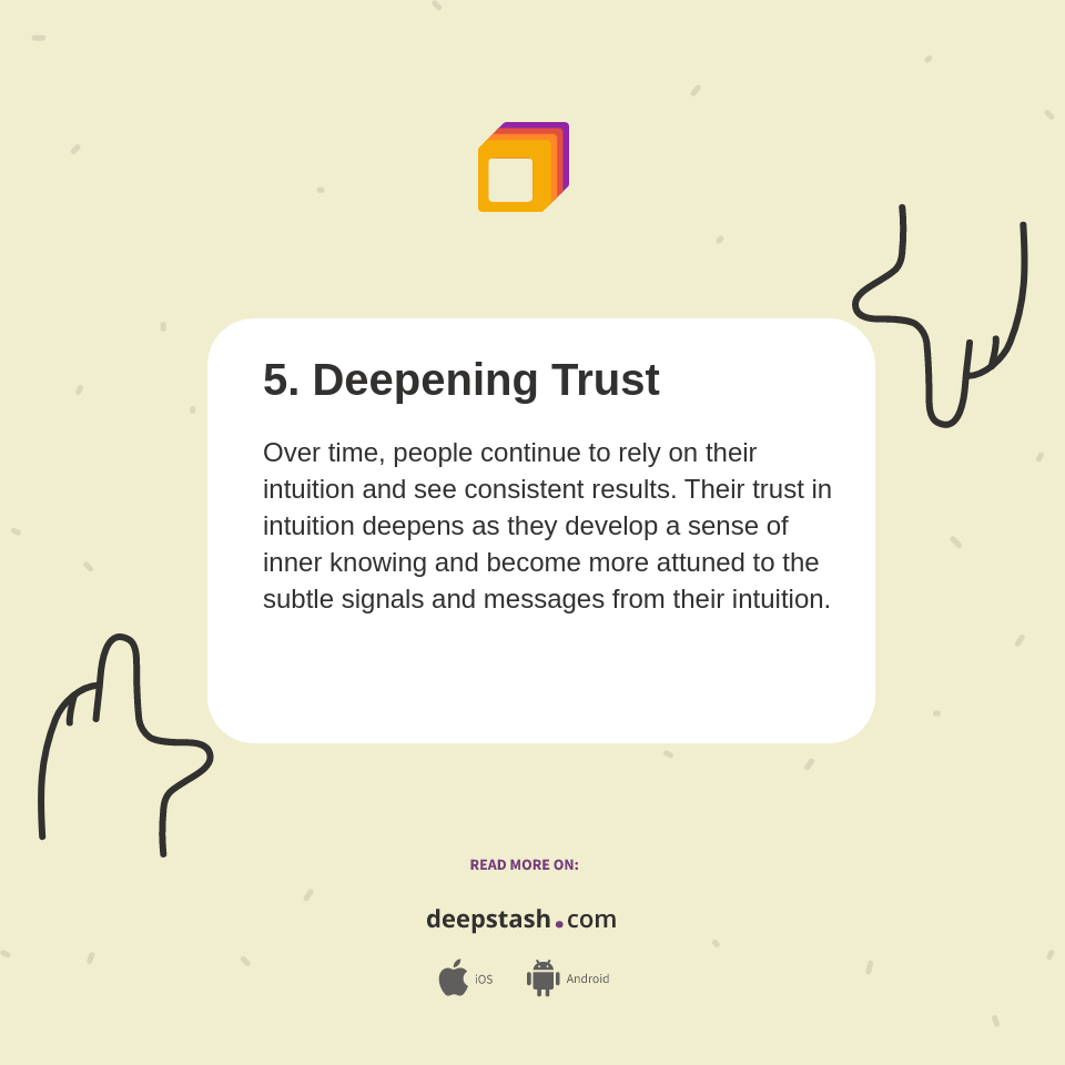 5. Deepening Trust - Deepstash
