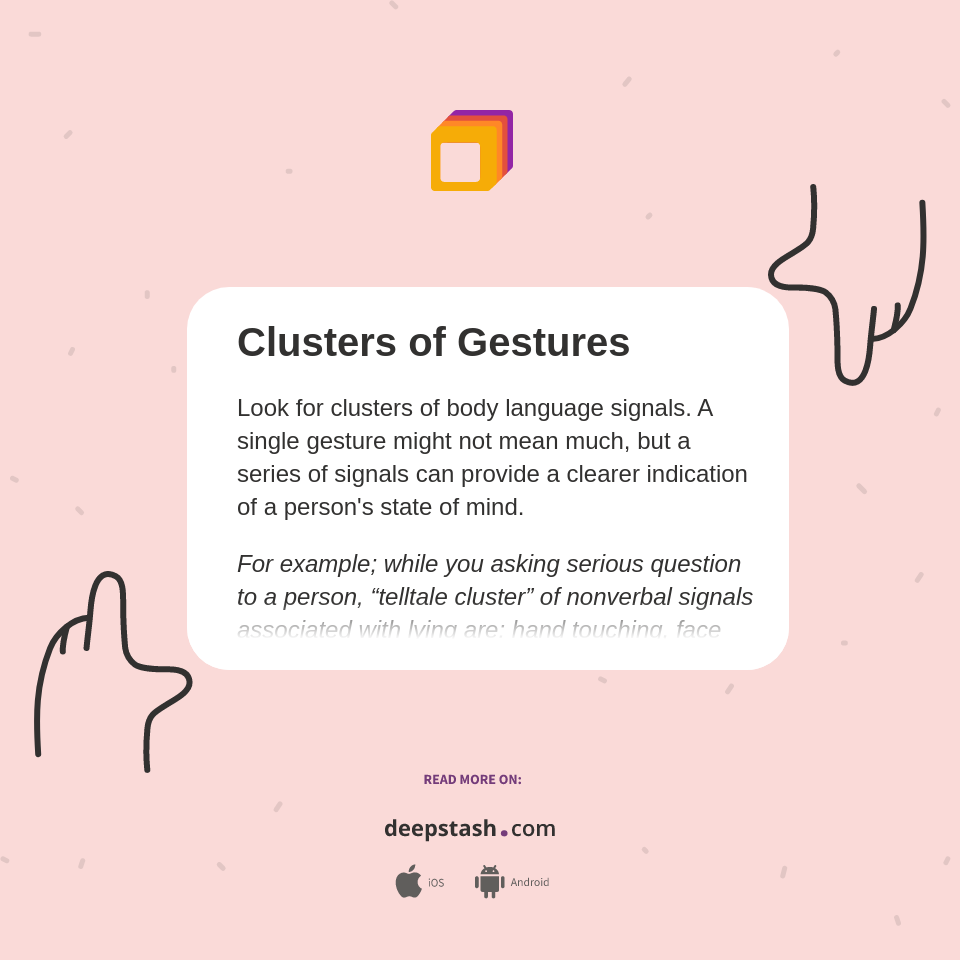 Clusters of Gestures - Deepstash
