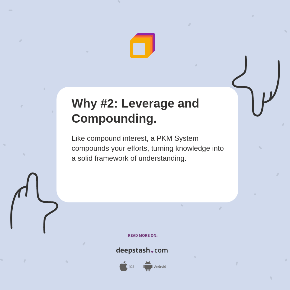 Why #2: Leverage and Compounding. - Deepstash