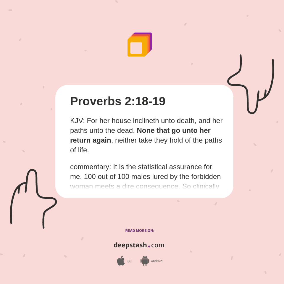 Proverbs 2:18-19 - Deepstash