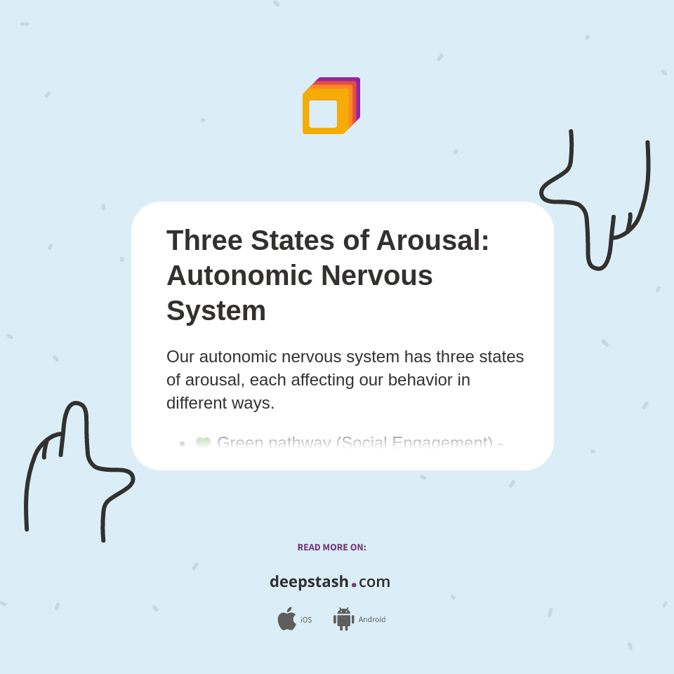 Three States of Arousal: Autonomic Nervous System - Deepstash