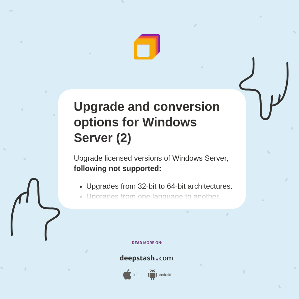 Upgrade and conversion options for Windows Server (2) - Deepstash