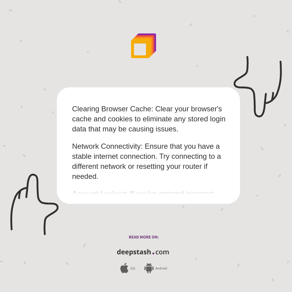 Clearing Browser Cache: Clear your browser's cache and cookies ...