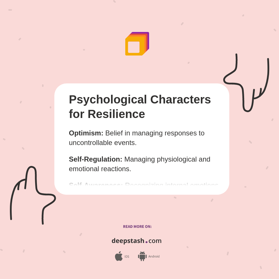Psychological Characters for Resilience - Deepstash