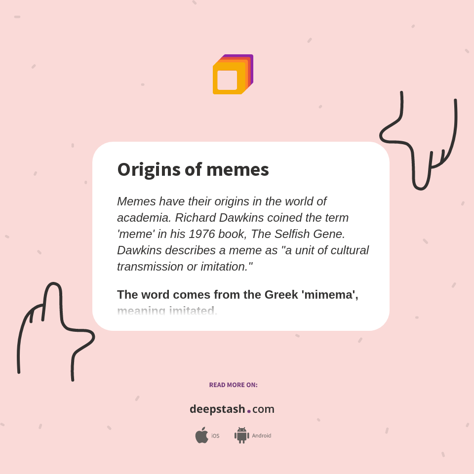 Origins of memes - Deepstash