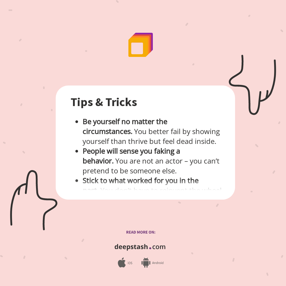 Tips & Tricks - Deepstash