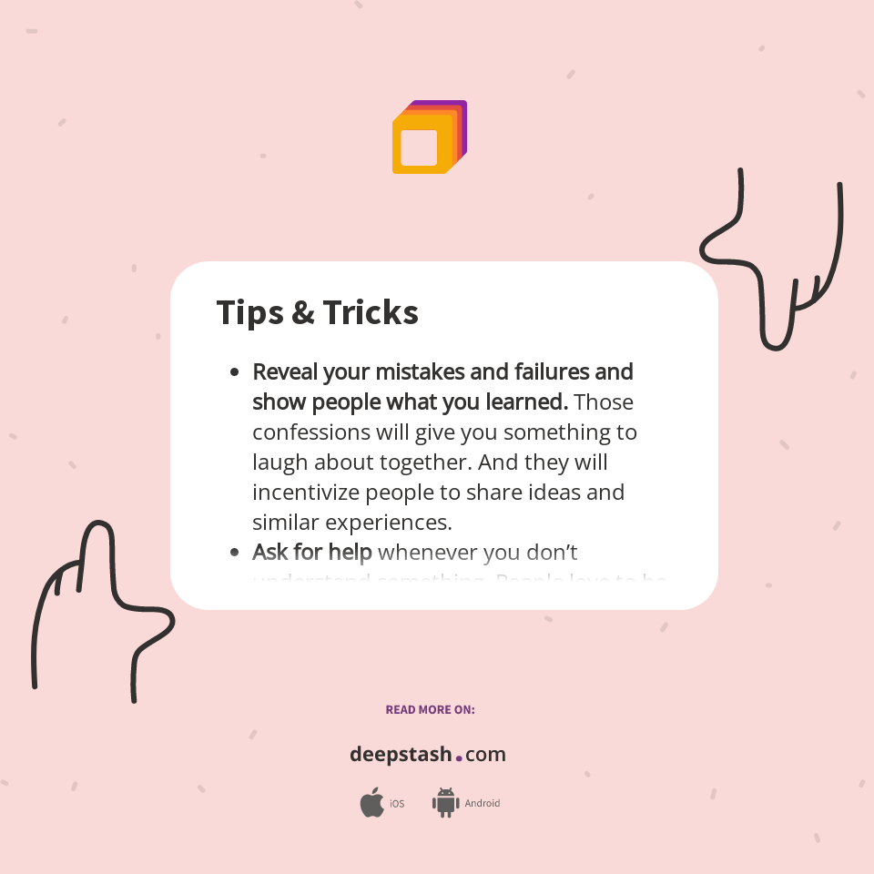Tips & Tricks - Deepstash