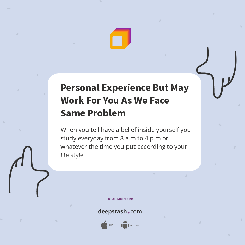 Personal Experience But May Work For You As We Face Same Problem ...