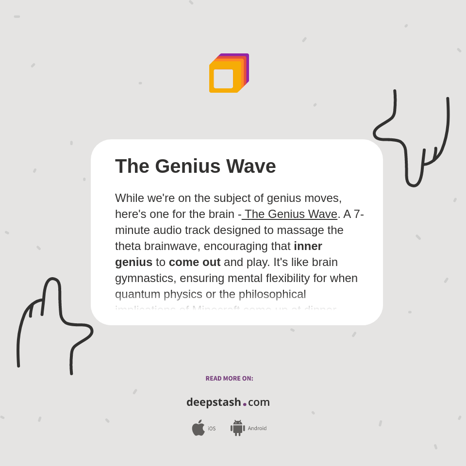 The Genius Wave - Deepstash