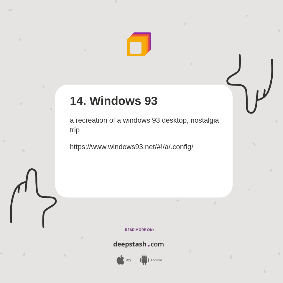 14. Windows 93 - Deepstash