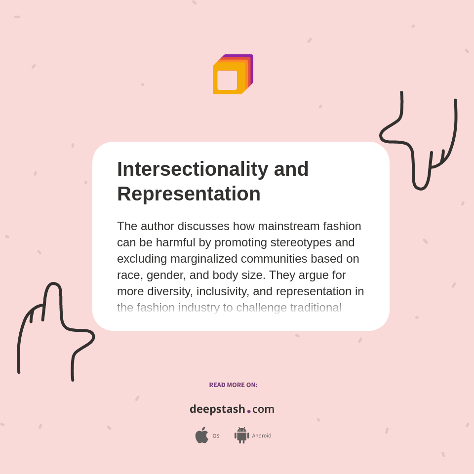 Intersectionality and Representation - Deepstash