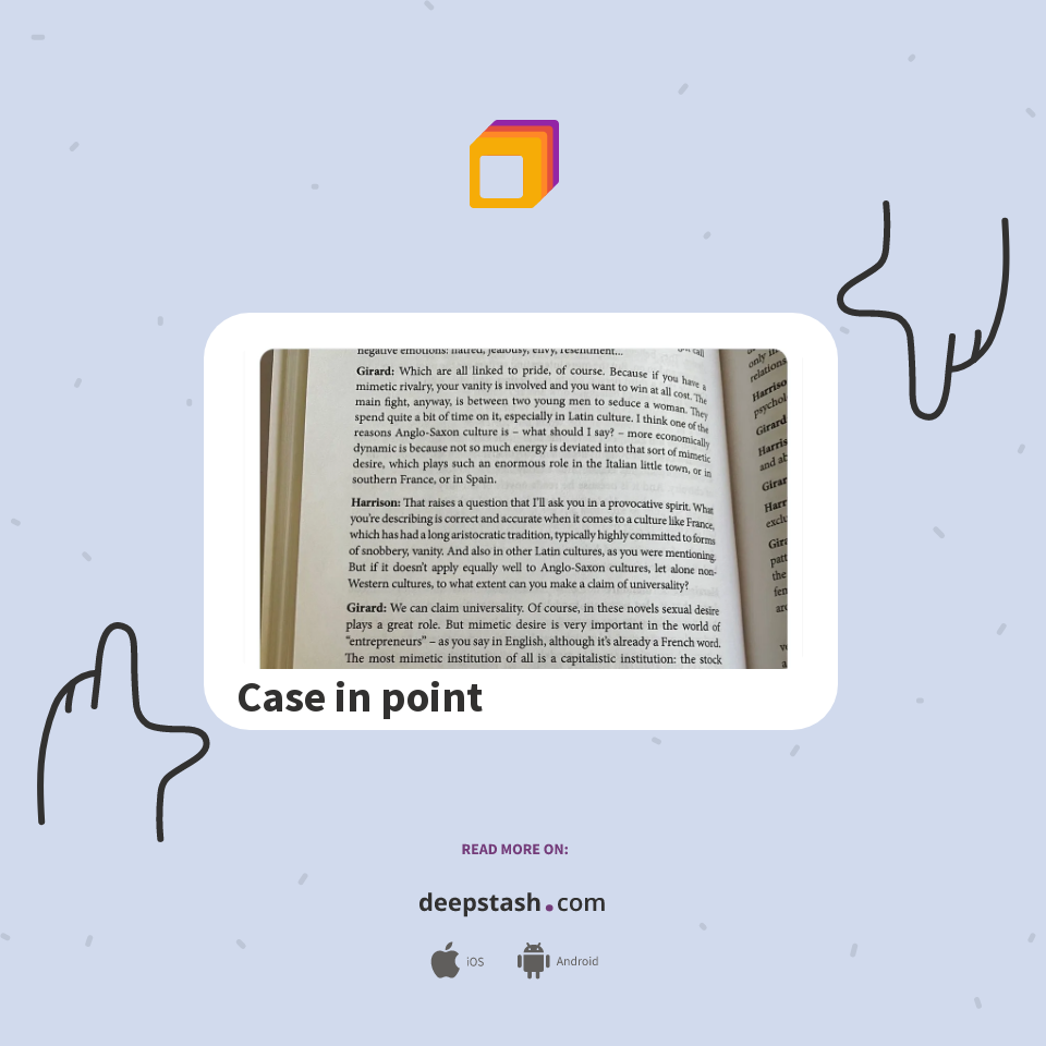 Case in point - Deepstash