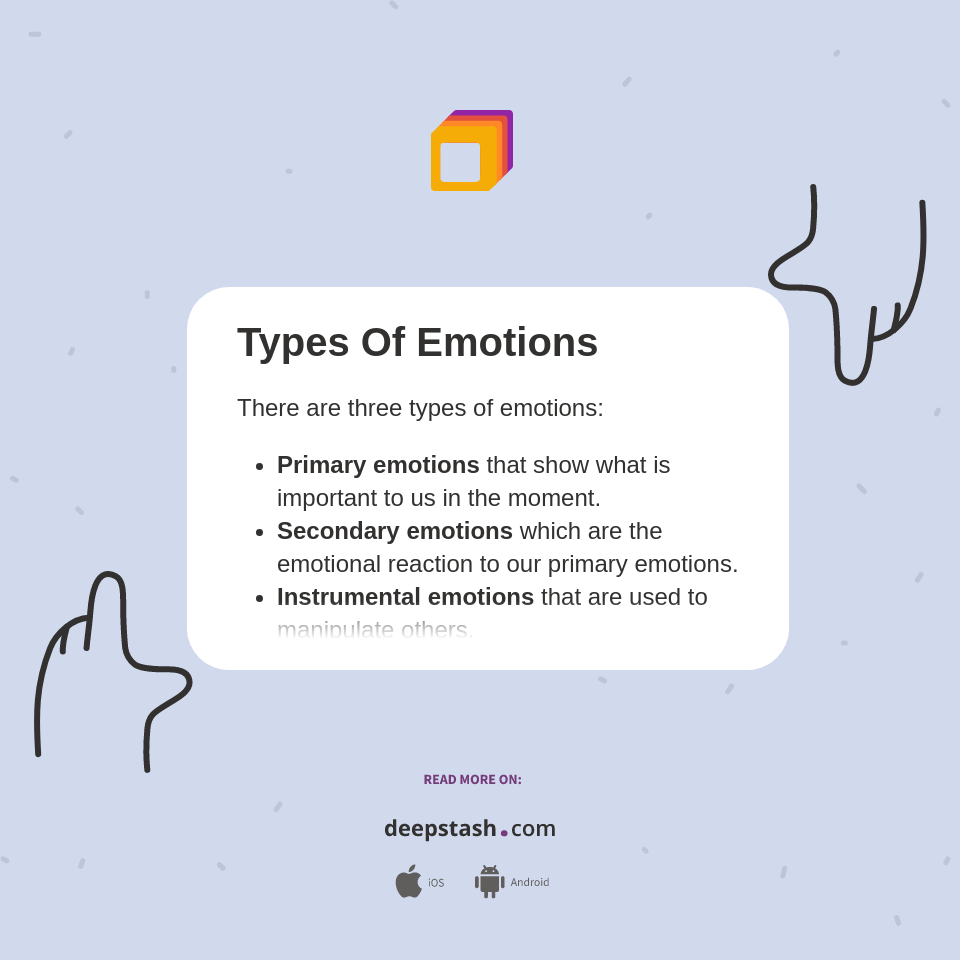 Types Of Emotions - Deepstash