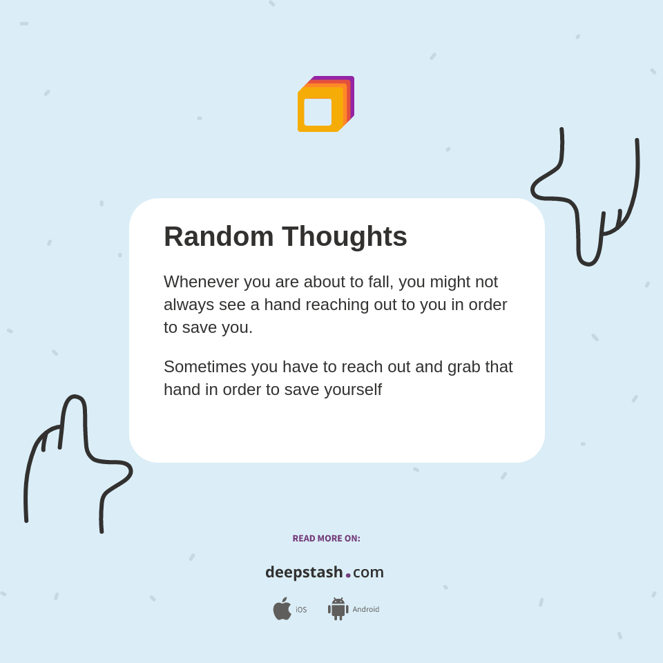 Random Thoughts - Deepstash