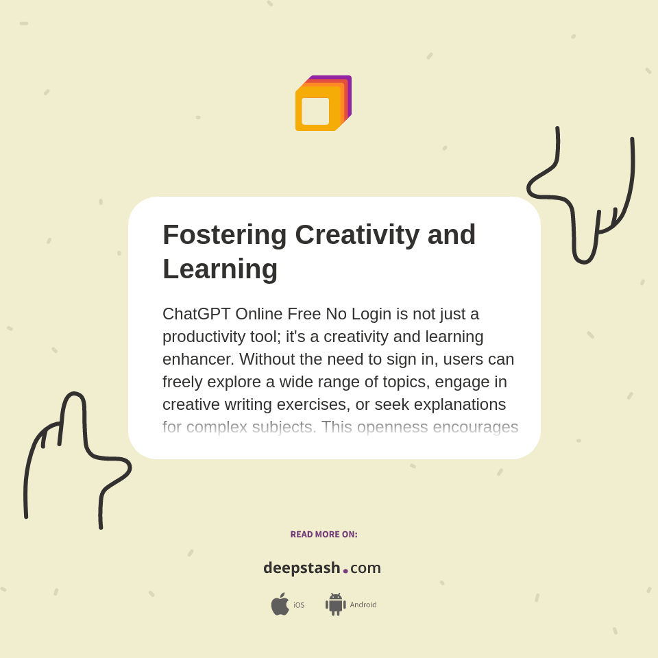Fostering Creativity And Learning Deepstash