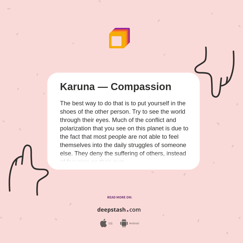 Karuna — Compassion - Deepstash
