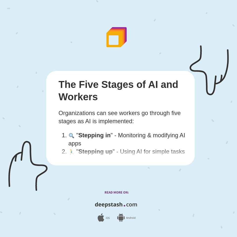 The Five Stages of AI and Workers - Deepstash