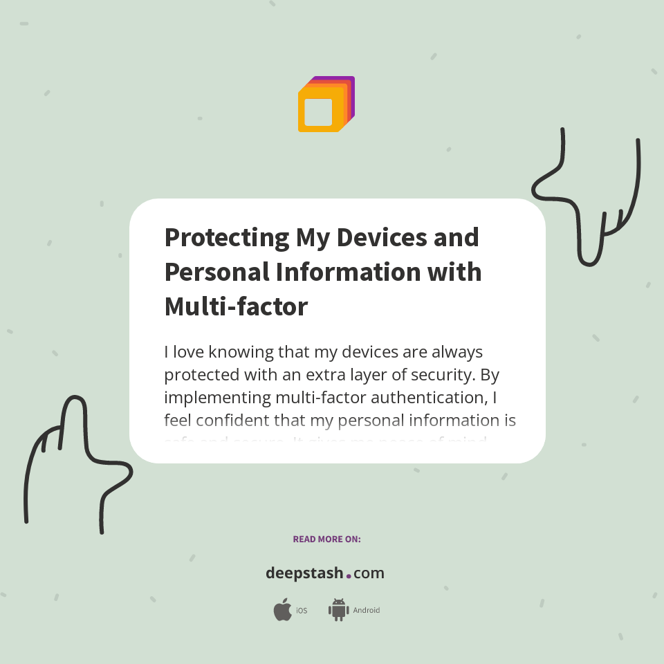 Protecting My Devices and Personal Information with Multi-factor ...