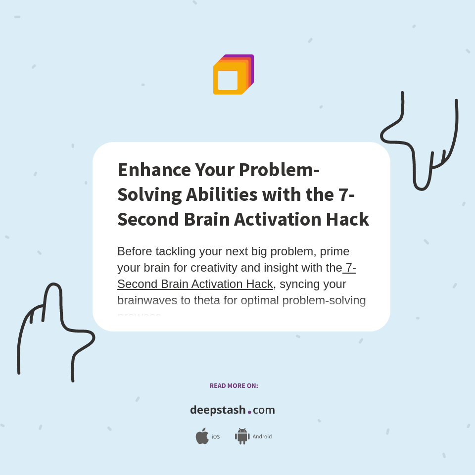 Enhance Your Problem-Solving Abilities with the 7-Second Brain ...