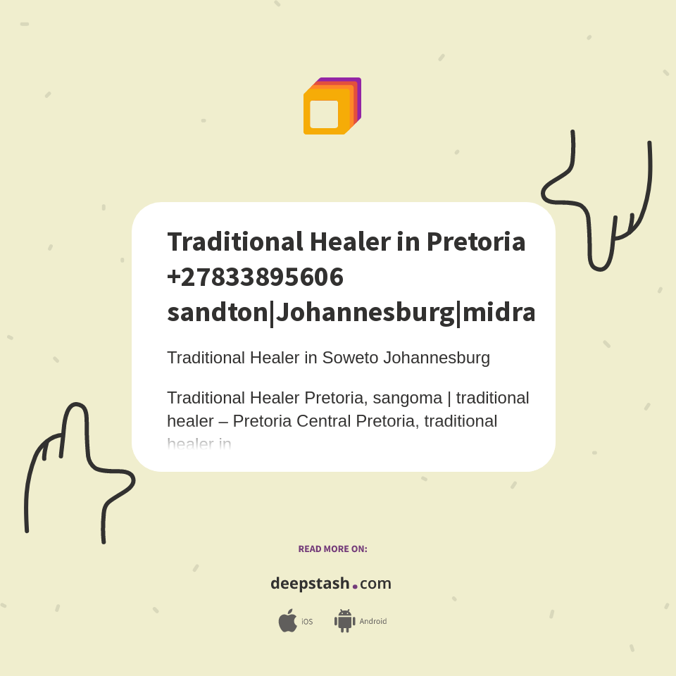 Traditional Healer in Pretoria +27833895606 sandton|Johannesburg ...