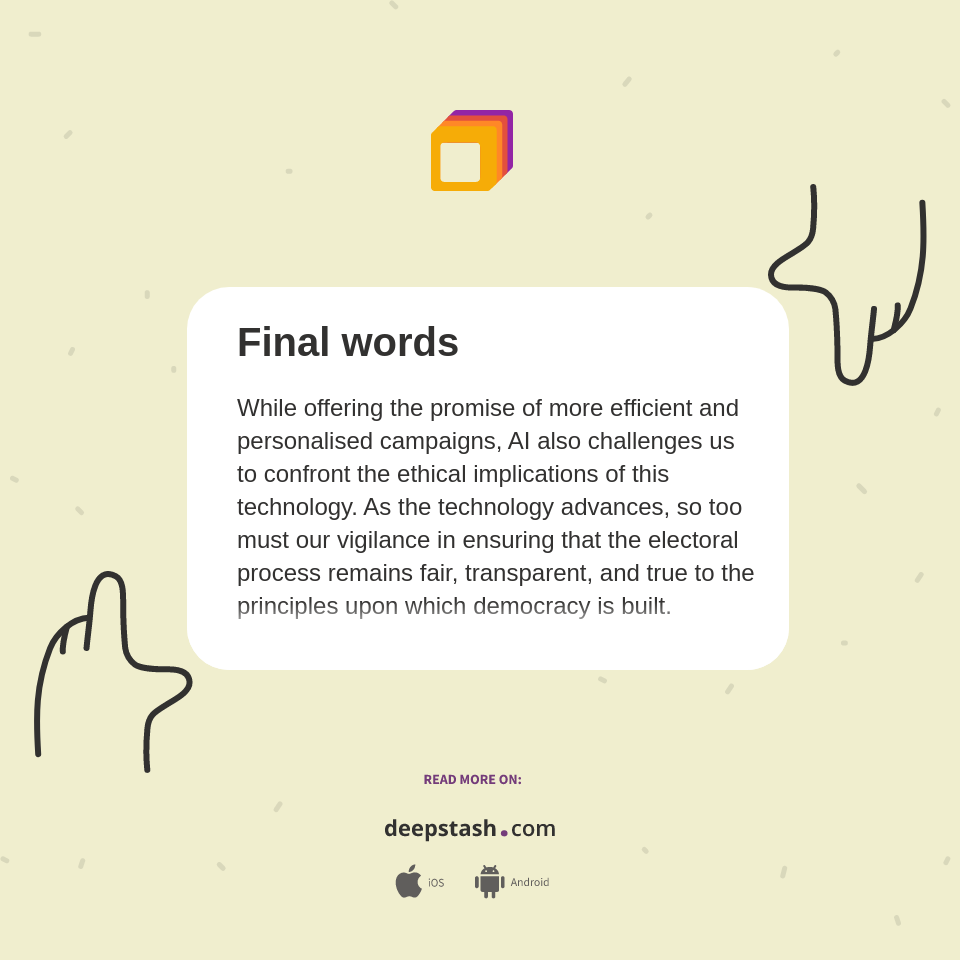 Final Words Deepstash