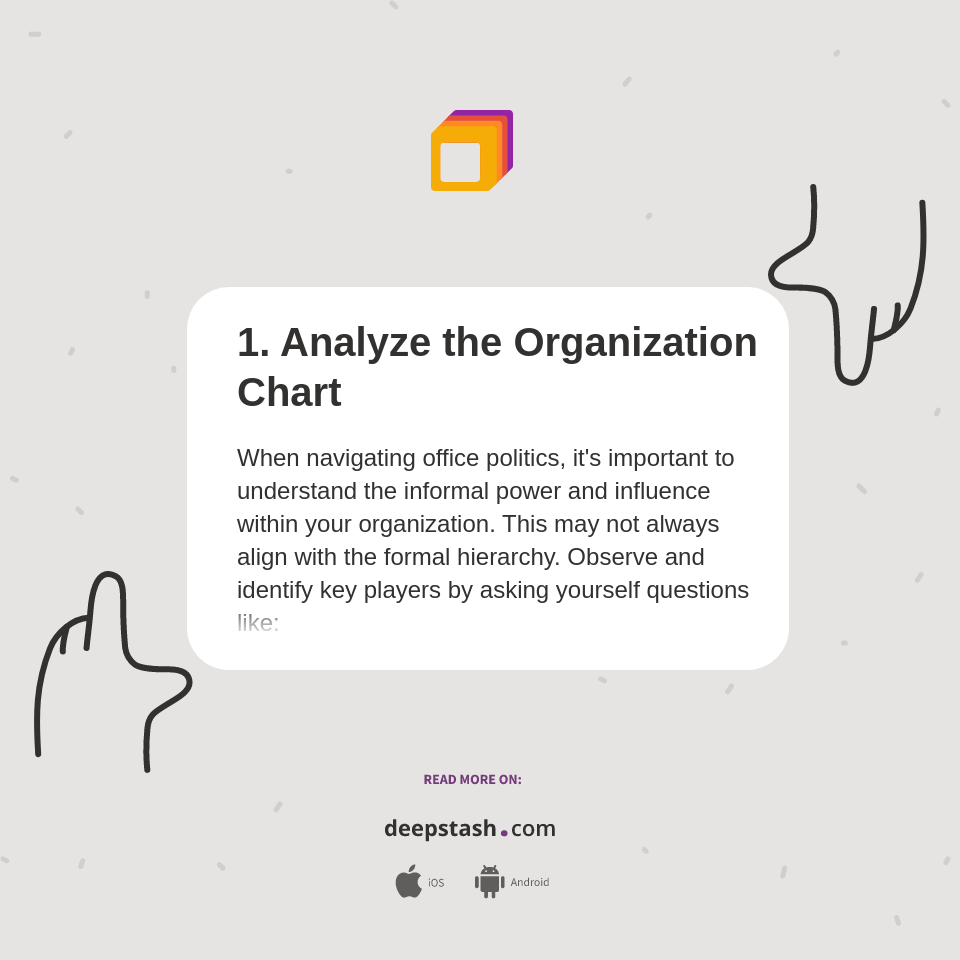 1. Analyze the Organization Chart - Deepstash
