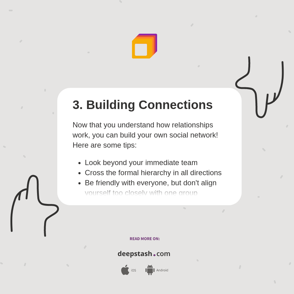 3. Building Connections - Deepstash