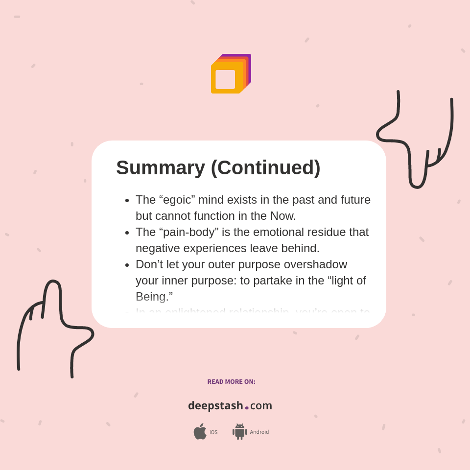 Summary (Continued) - Deepstash