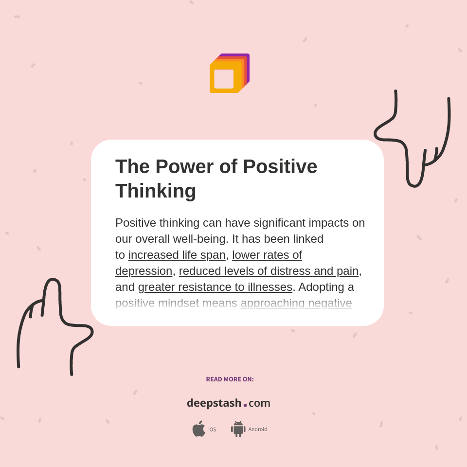 The Power of Positive Thinking - Deepstash