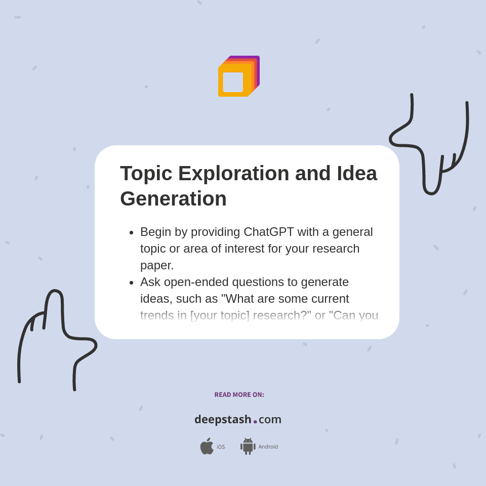 Topic Exploration and Idea Generation - Deepstash