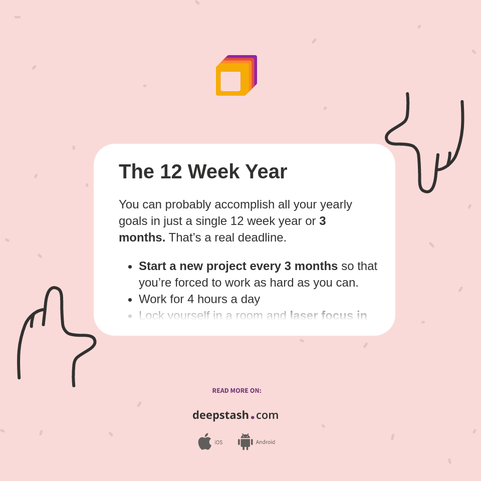 The 12 Week Year - Deepstash