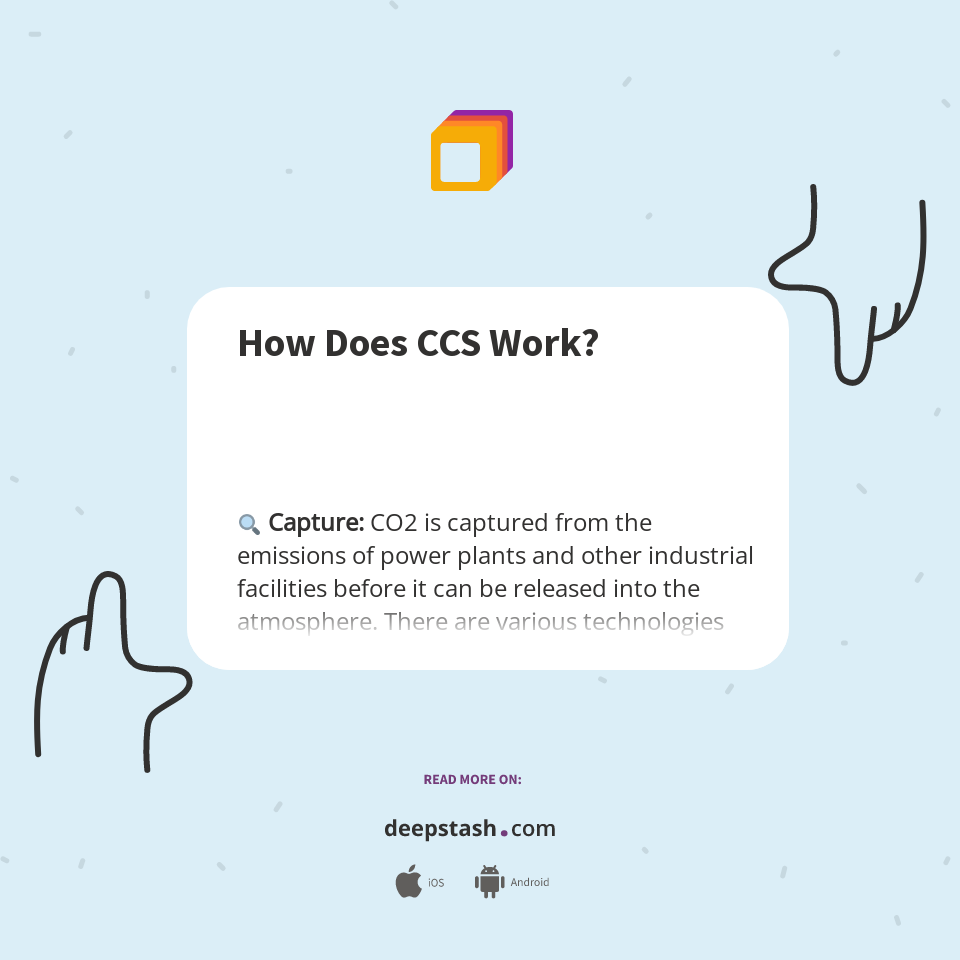 How Does CCS Work? - Deepstash