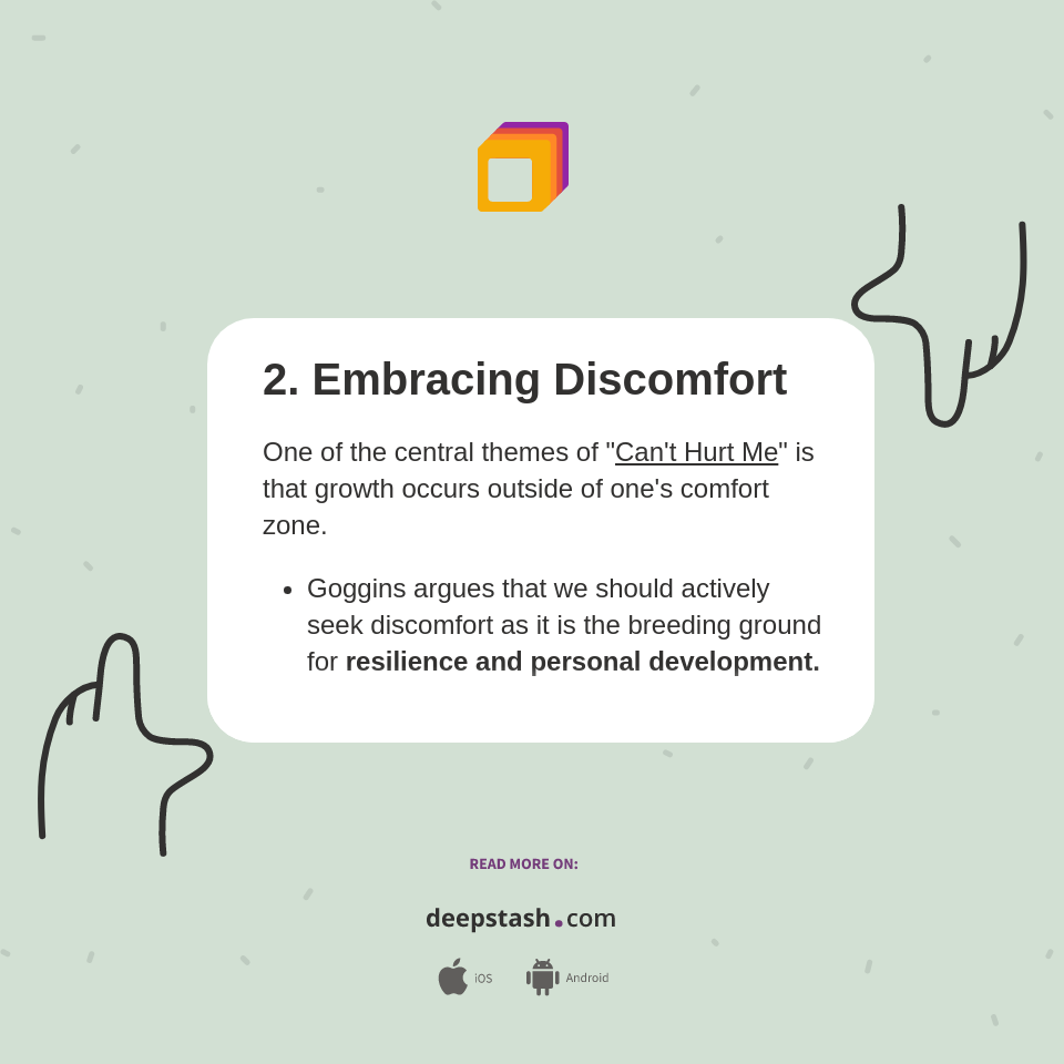 2. Embracing Discomfort - Deepstash
