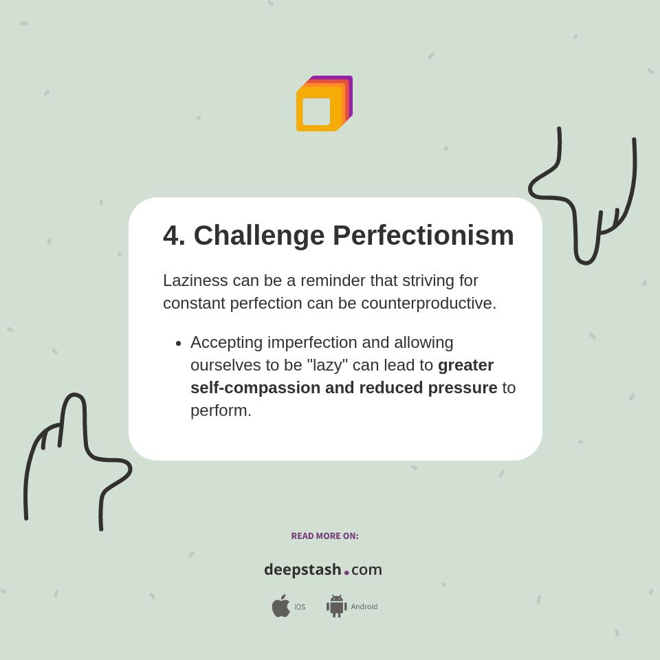 4. Challenge Perfectionism - Deepstash