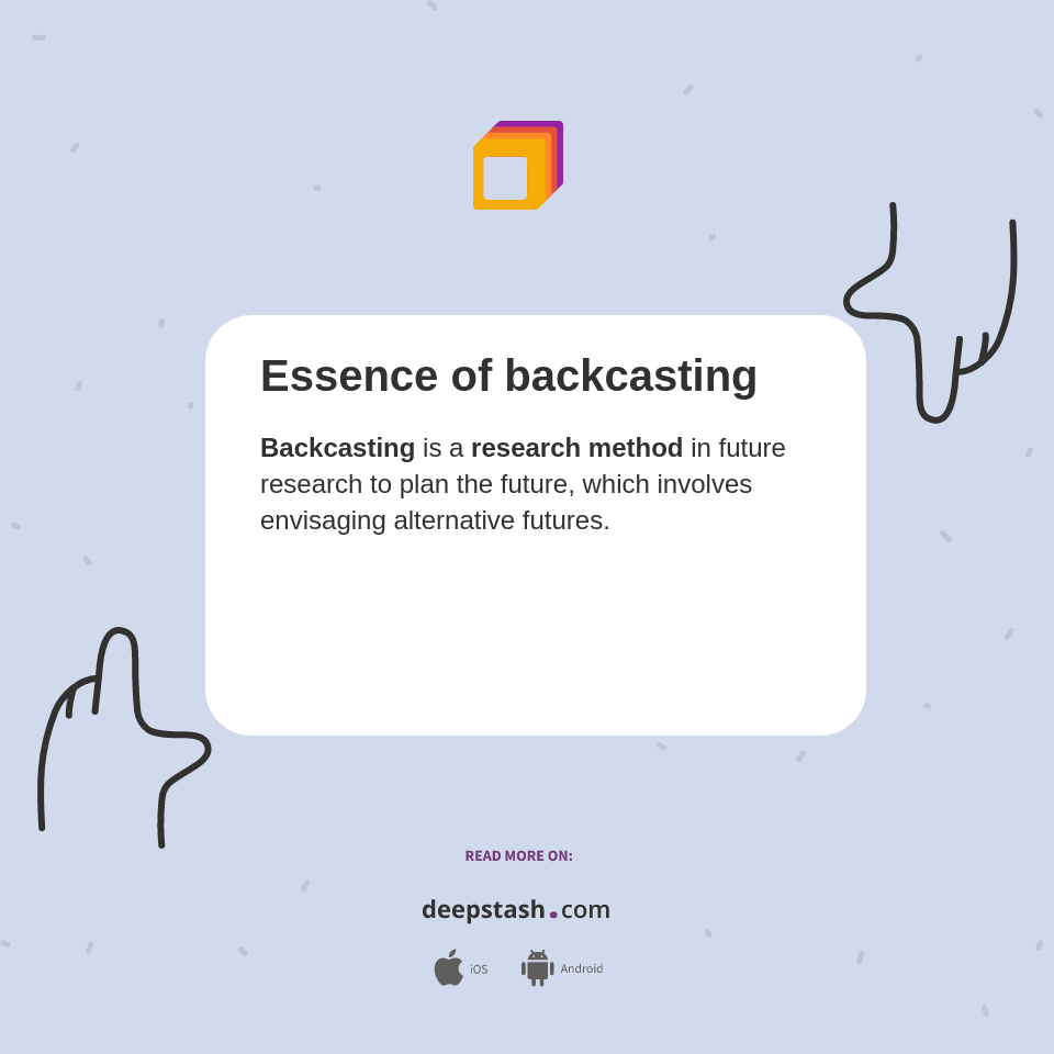 Essence of backcasting - Deepstash