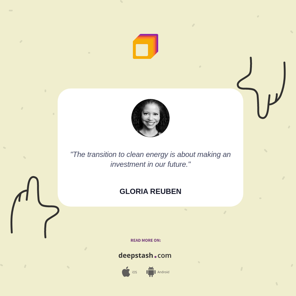 Quote by GLORIA REUBEN - Deepstash
