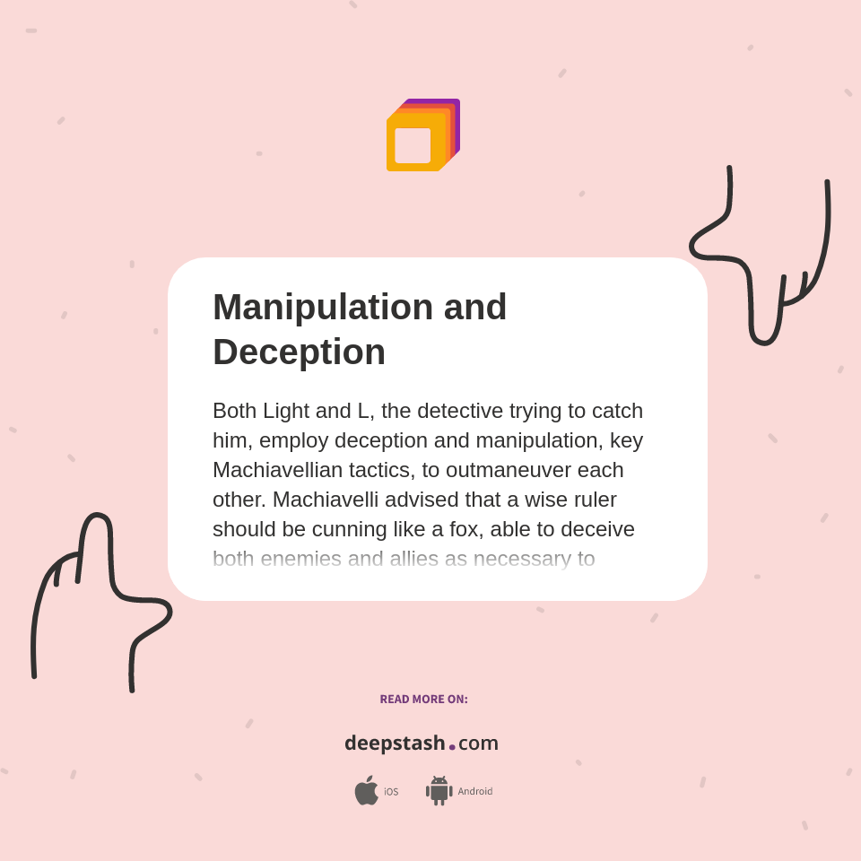Manipulation and Deception - Deepstash