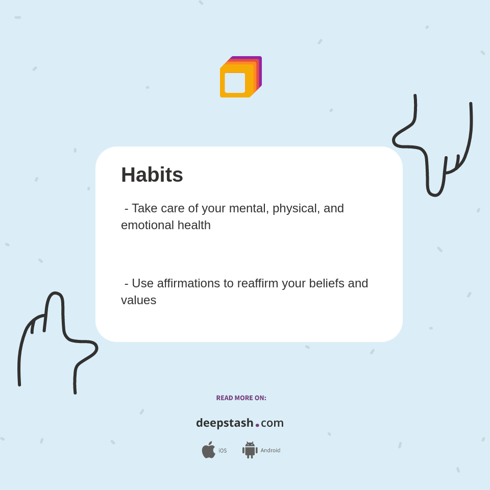 Habits - Deepstash