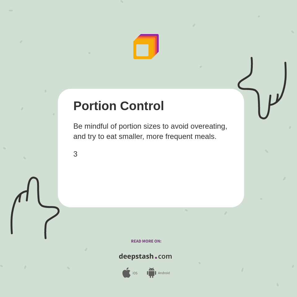 Portion Control - Deepstash