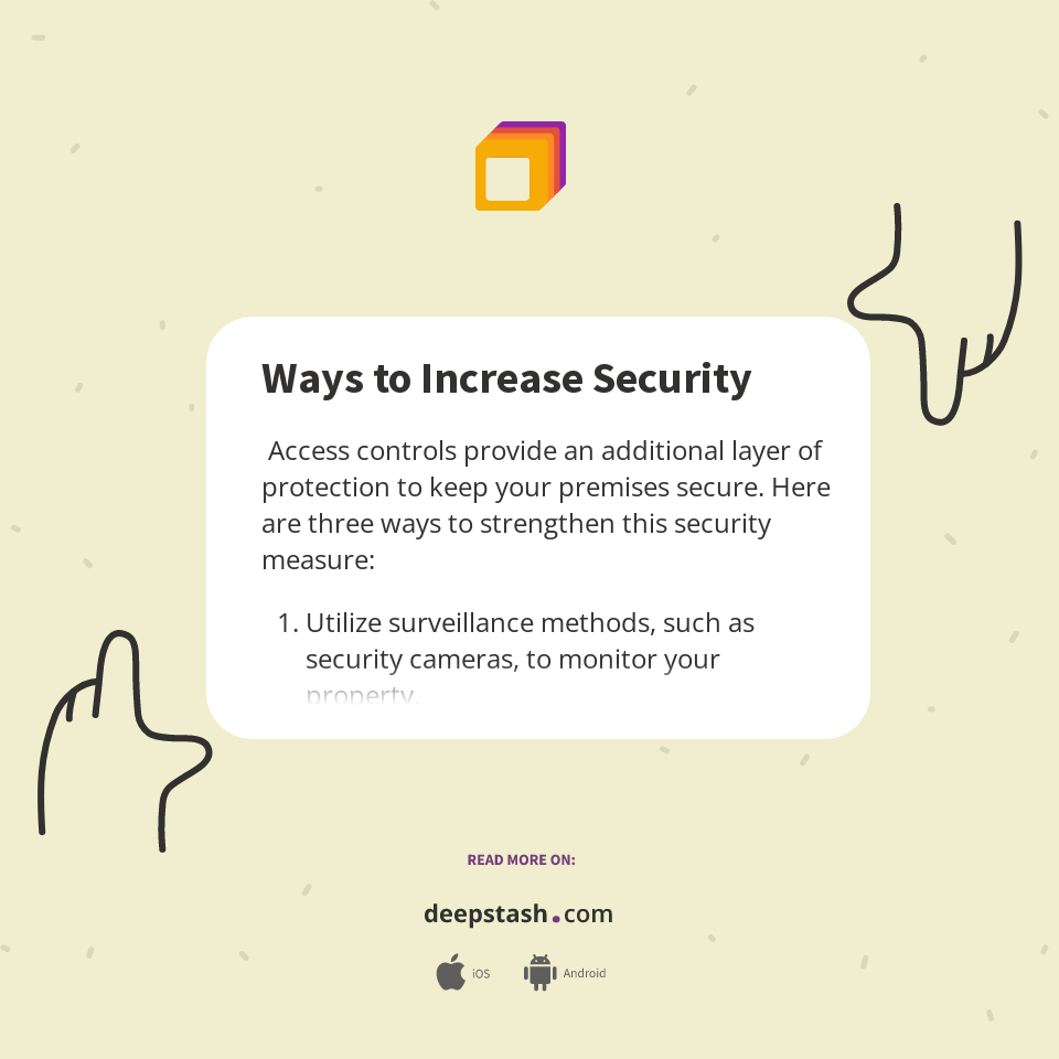 Ways to Increase Security - Deepstash
