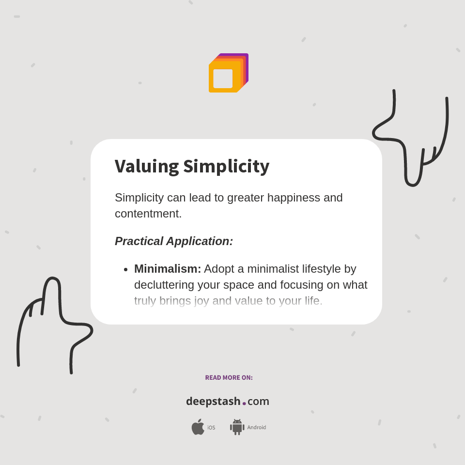 Valuing Simplicity - Deepstash