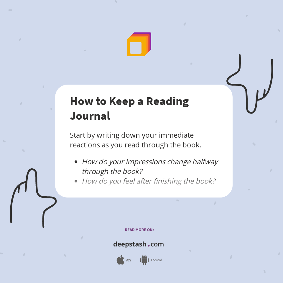 How to Keep a Reading Journal - Deepstash