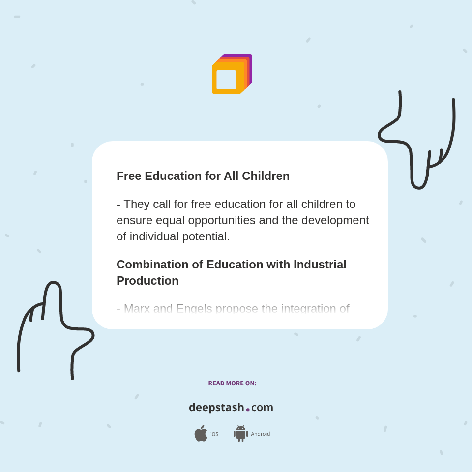 Free Education for All Children -... - Deepstash