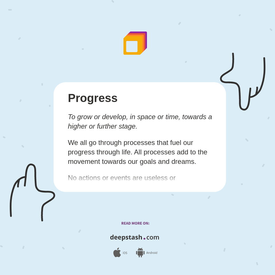 Progress - Deepstash