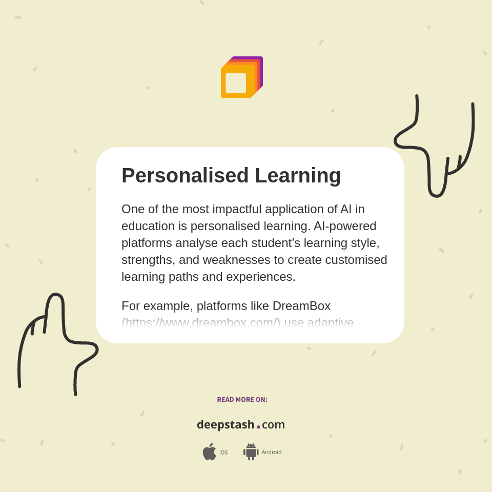 Personalised Learning - Deepstash