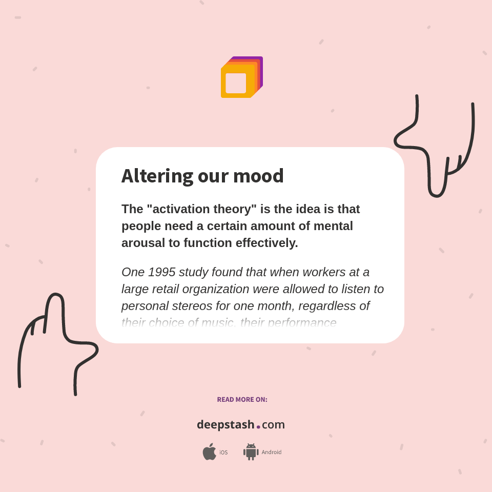 Altering our mood - Deepstash