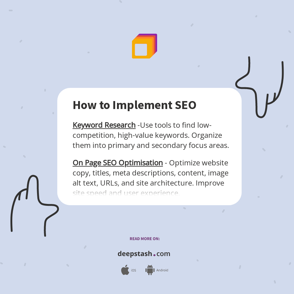 How to Implement SEO - Deepstash