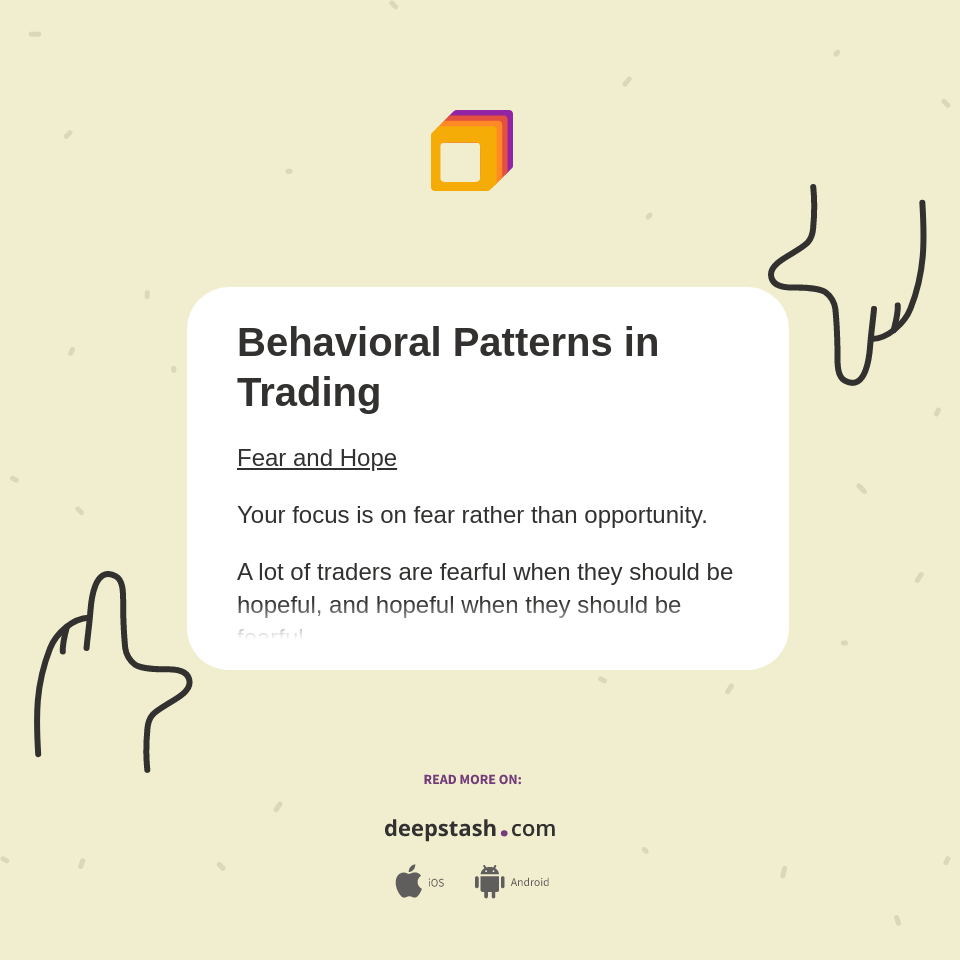 Behavioral Patterns in Trading - Deepstash