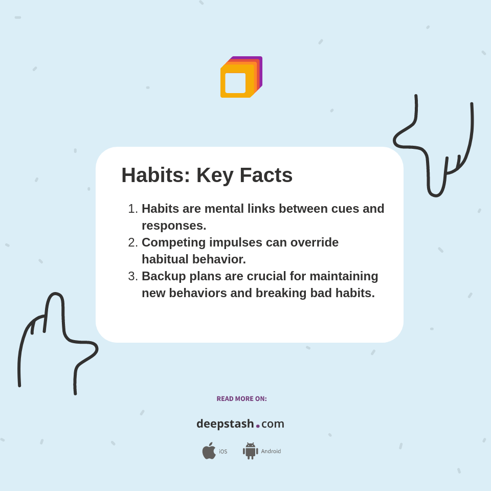 Habits: Key Facts - Deepstash
