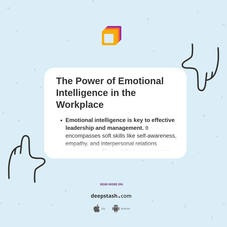 The Power of Emotional Intelligence in the Workplace - Deepstash
